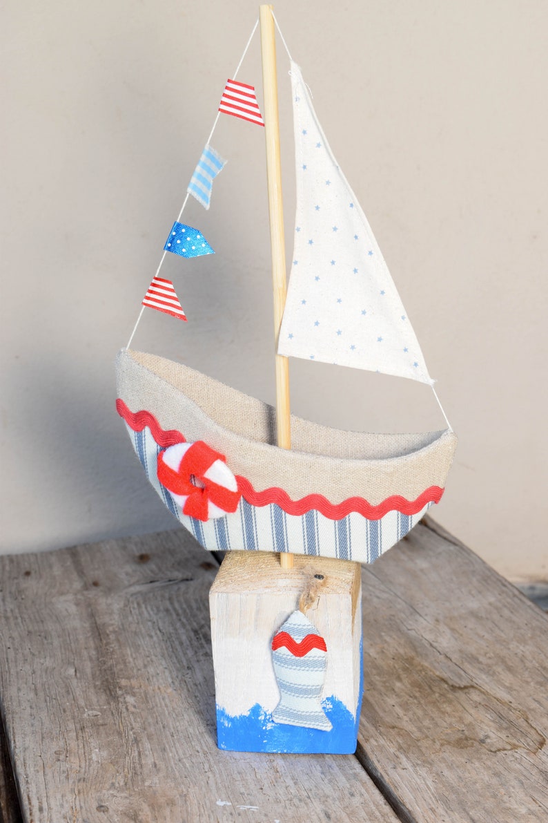 Sew and Set Sail - A Quality Sewing Pattern to Make a 3D Sailing Boat ...