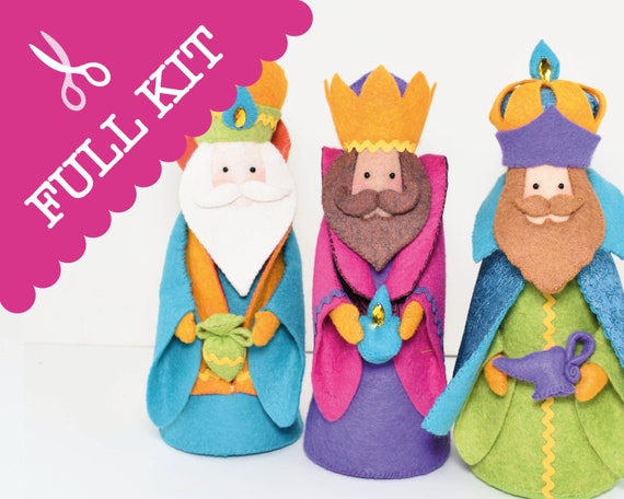 We Three Kings A Quality Sewing Kit to Make Three King - Etsy UK