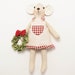 Merry the Christ-mouse - A PDF Digital Download Sewing Pattern | Linen ...