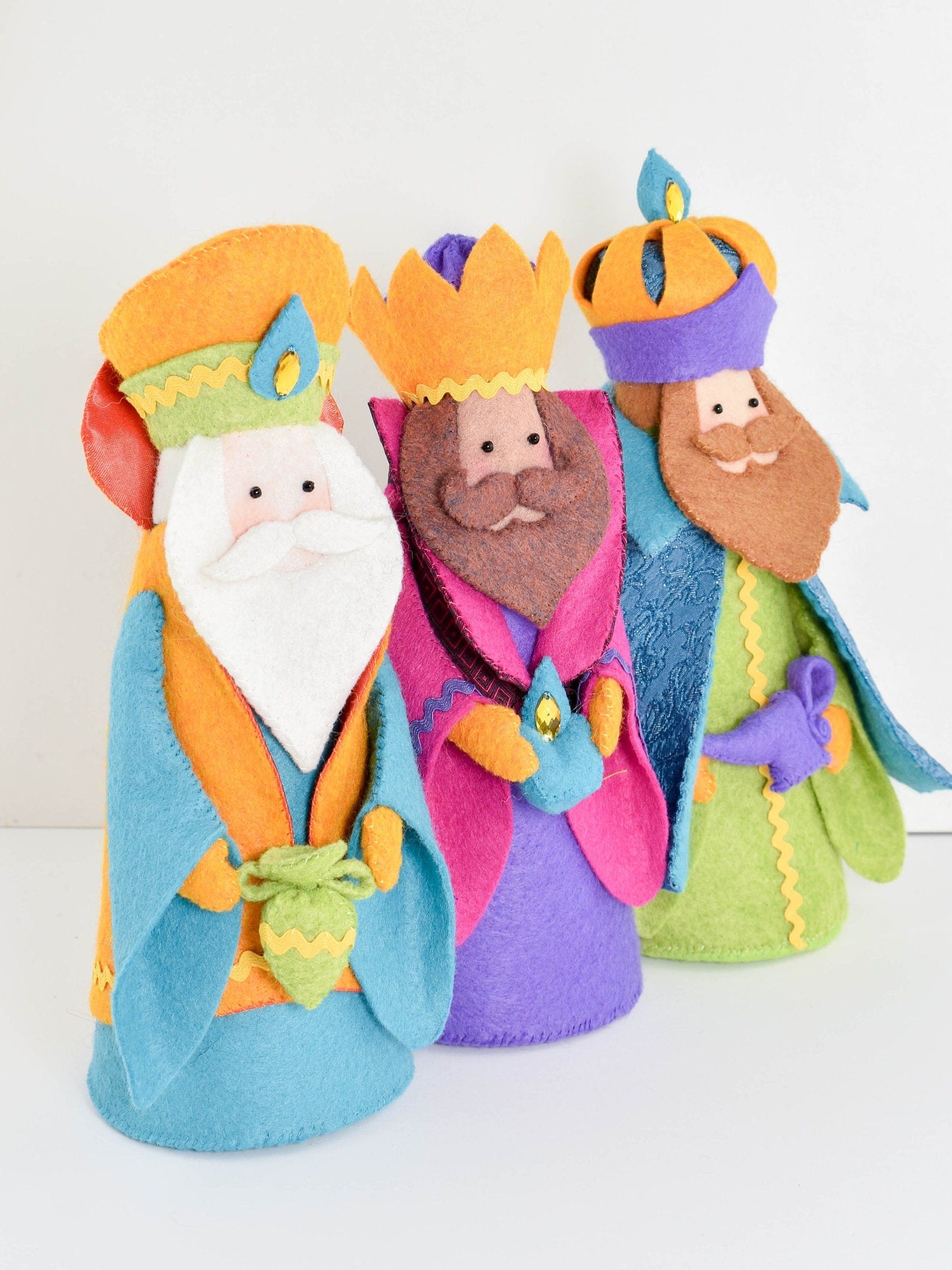 We Three Kings PDF Sewing Pattern SVG Files Felt - Etsy UK
