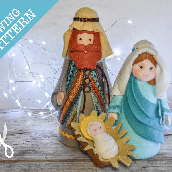 Felt Nativity Pattern - Etsy