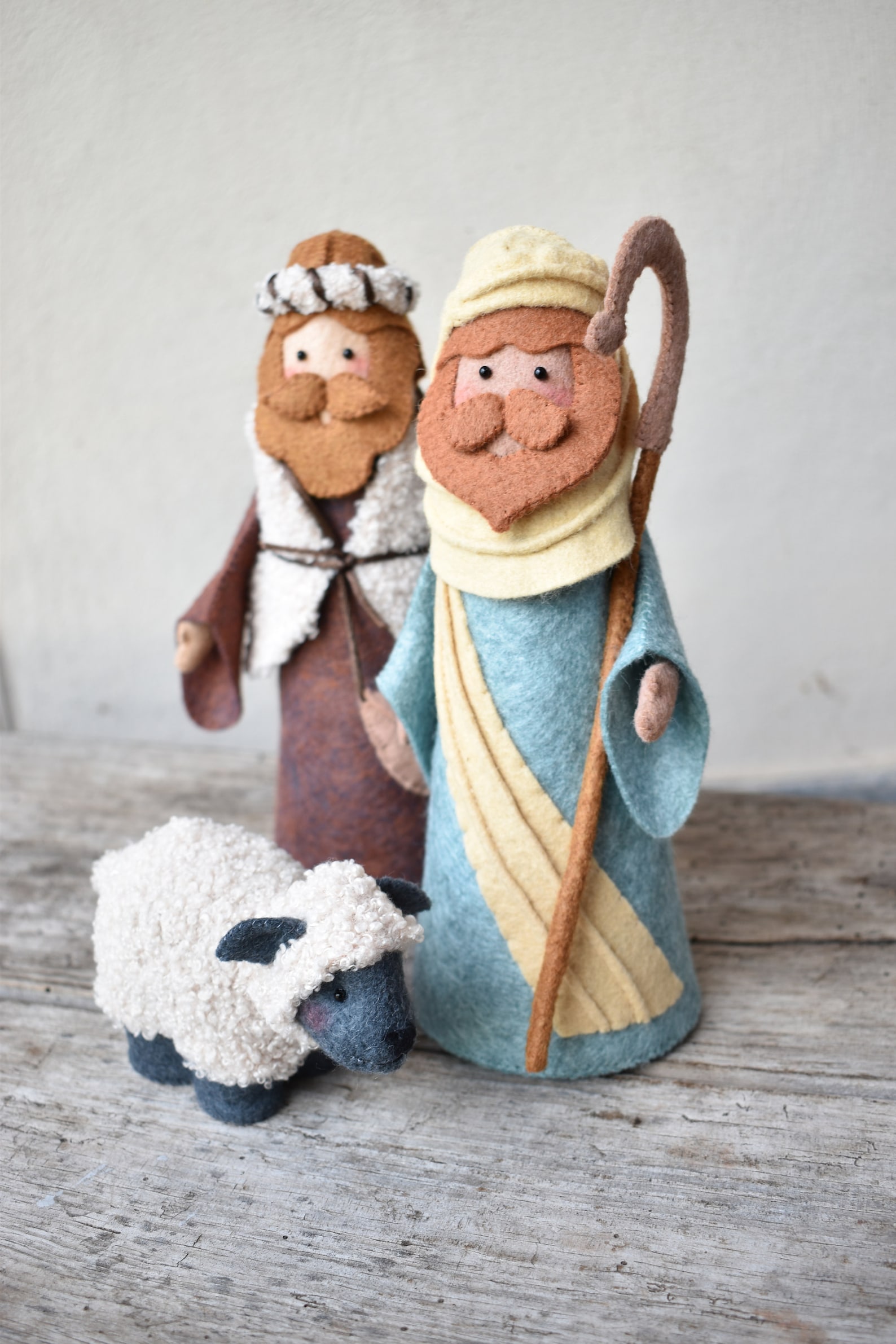 While Shepherds Watch - PDF Sewing Pattern | SVG Files | Felt Nativity ...
