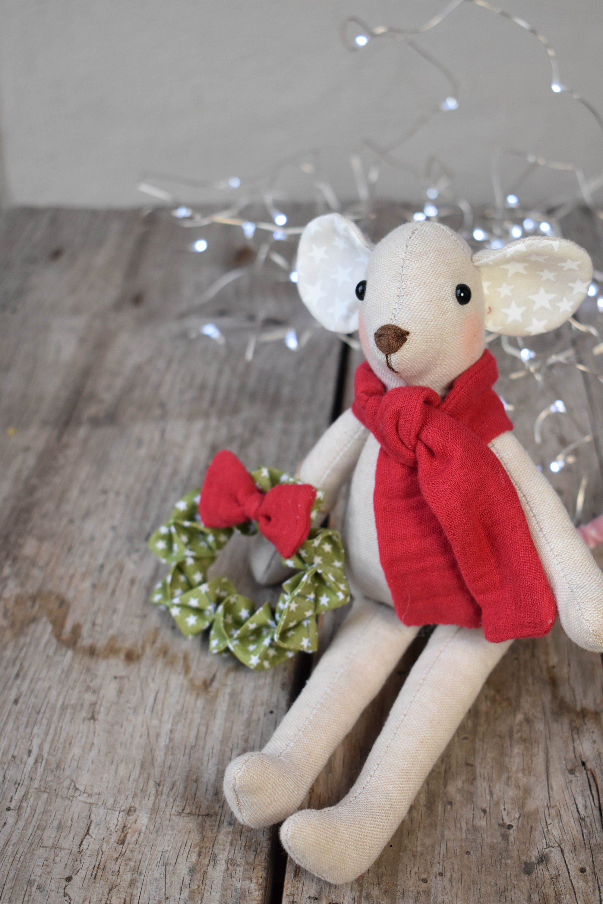 Merry the Christ-mouse - A Quality Sewing Pattern to Make a Loveable ...