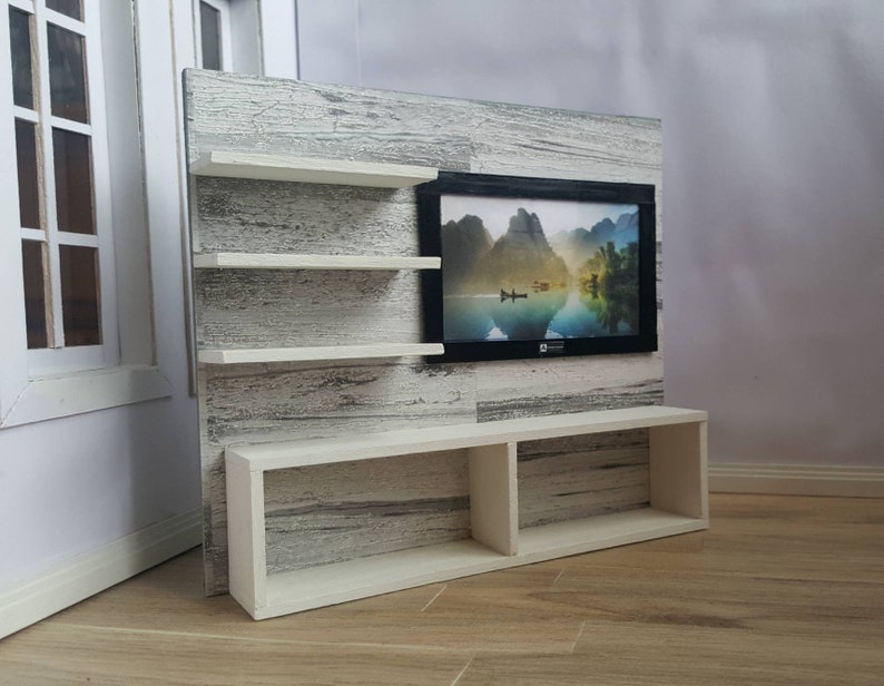 DIGITAL FILE Modern Doll House Miniature TV Stand 1.12 Scale - Etsy