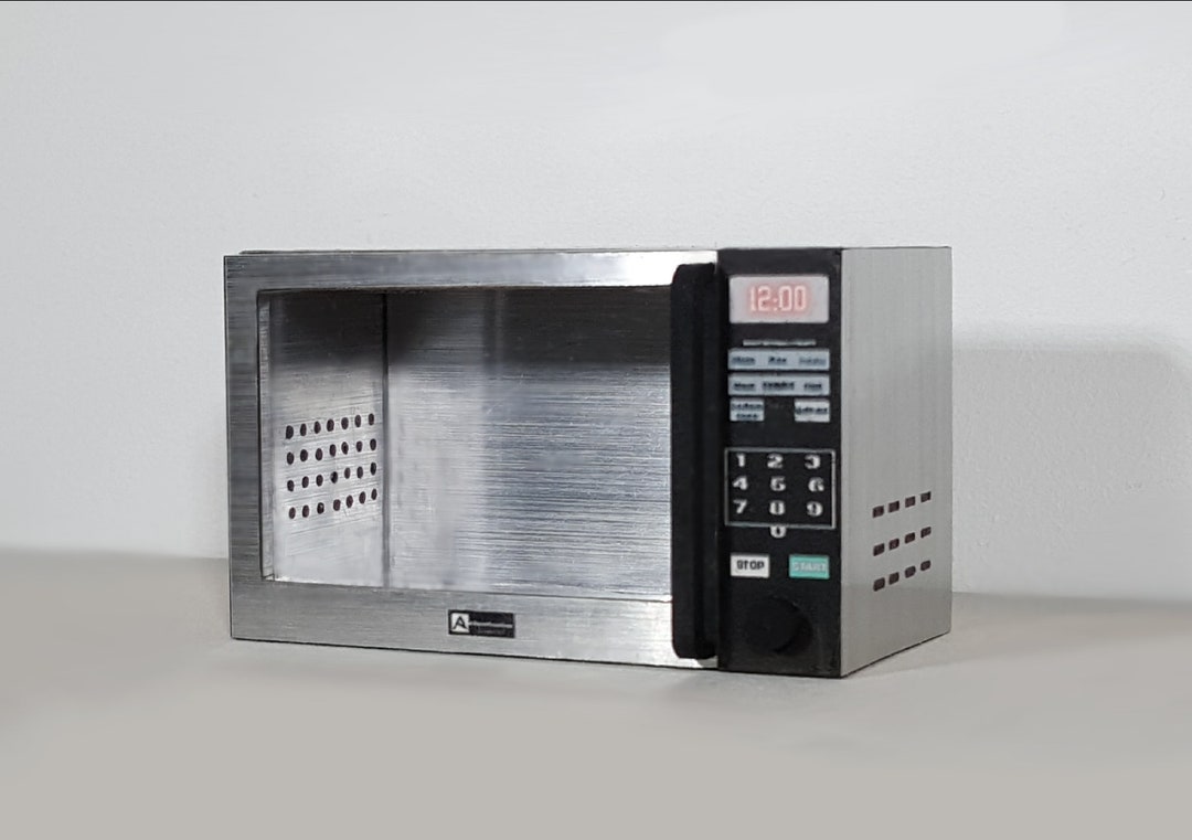 Modern Doll House Miniature Microwave KIT 1:12 Scale - Etsy