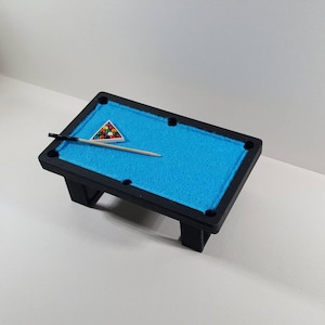 DIGITAL FILE Modern Doll House Miniature Pool Table Laser Cut File SVG ...