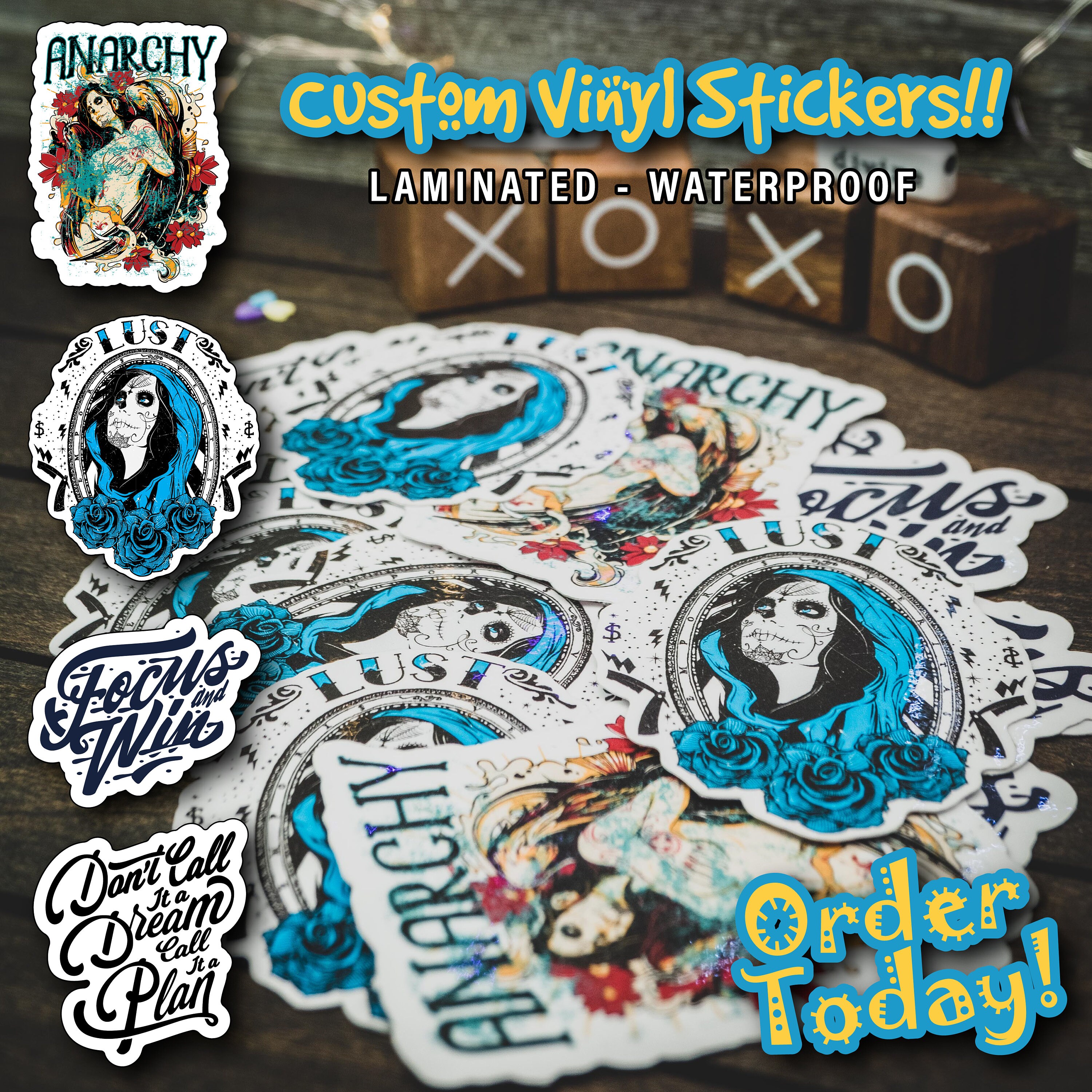 Custom Die-cut Stickers Logo Stickers Vinyl Stickers Cut to - Etsy