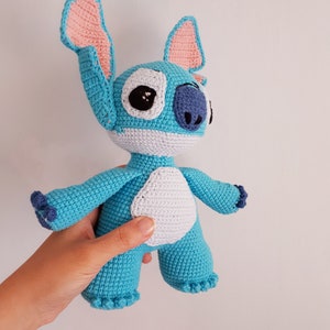 Crocheted Stitch Lilo and Stitch Crochet Toy Knitted - Etsy
