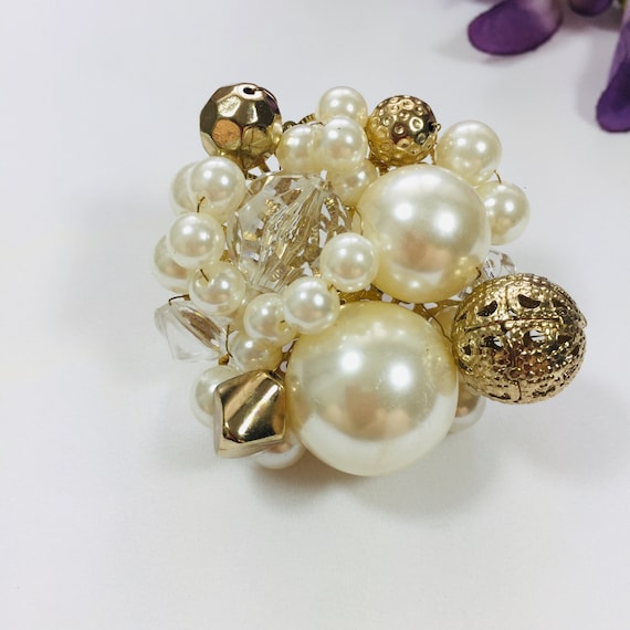 Faux pearl ring store