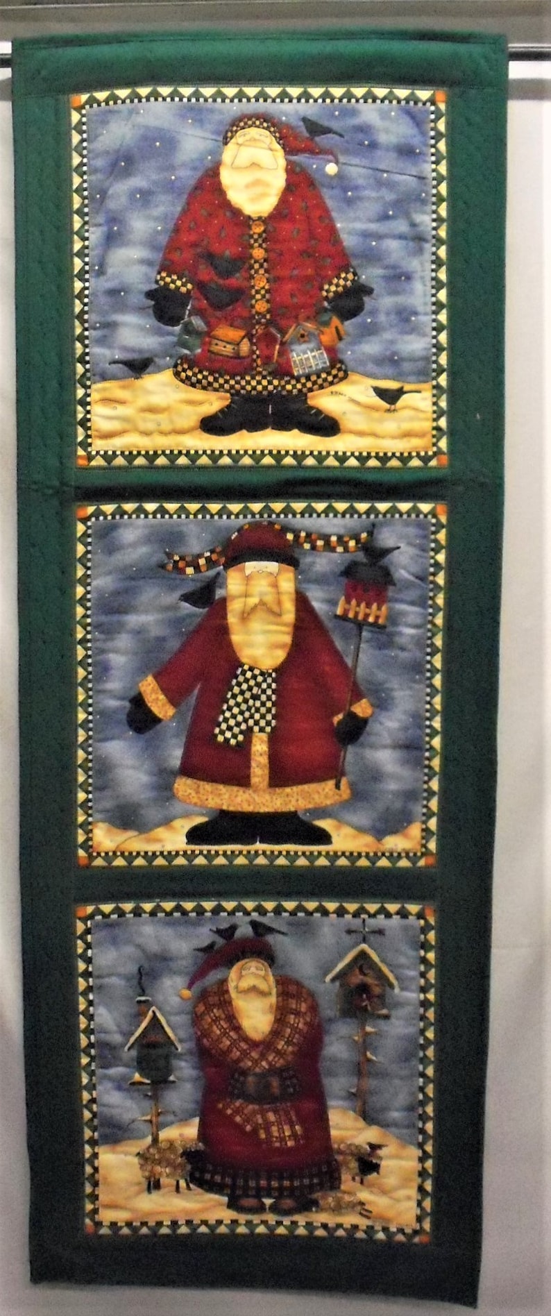 Enhanced Santa Panel Wall Decor (2 Different Colors Pictured) - Etsy