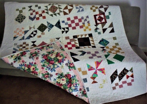 MULTI BLOCK PATCHWORK Quilt | Etsy