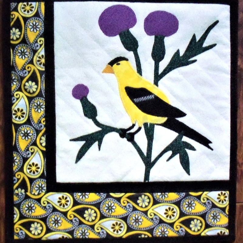 Goldfinch Barn Quilt - Etsy