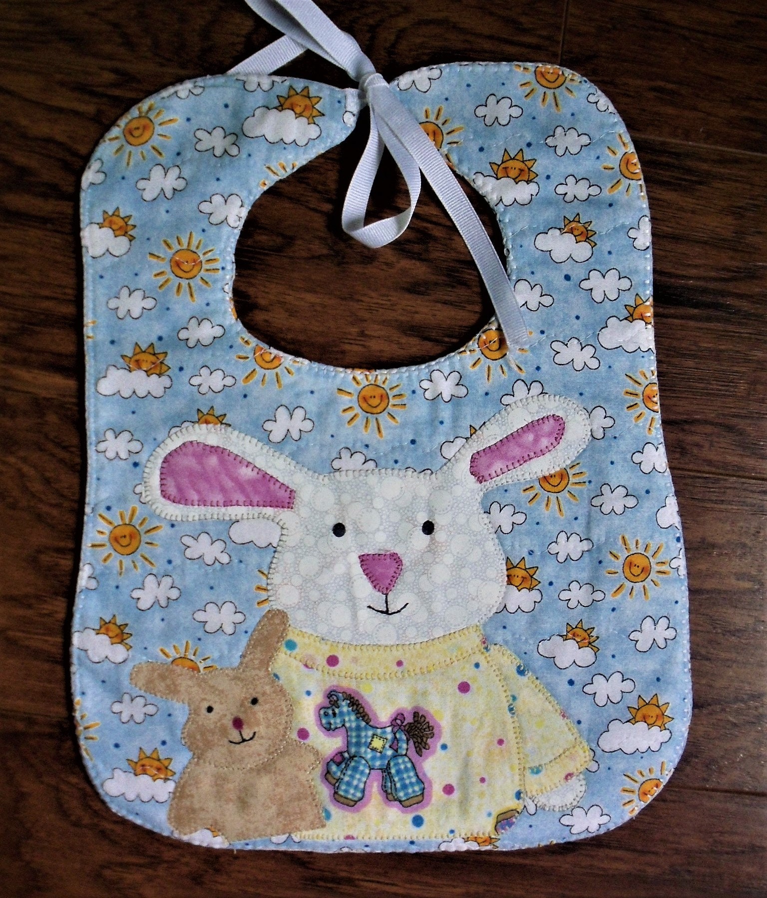 SET/9 BUNNY THEMED Bibs - Etsy