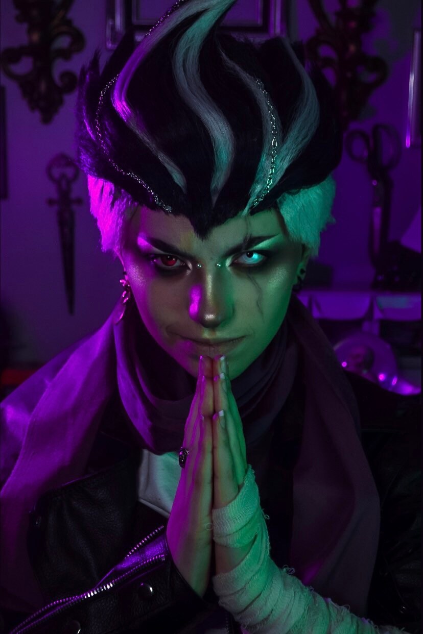 Gundam Tanaka Cosplay Wig