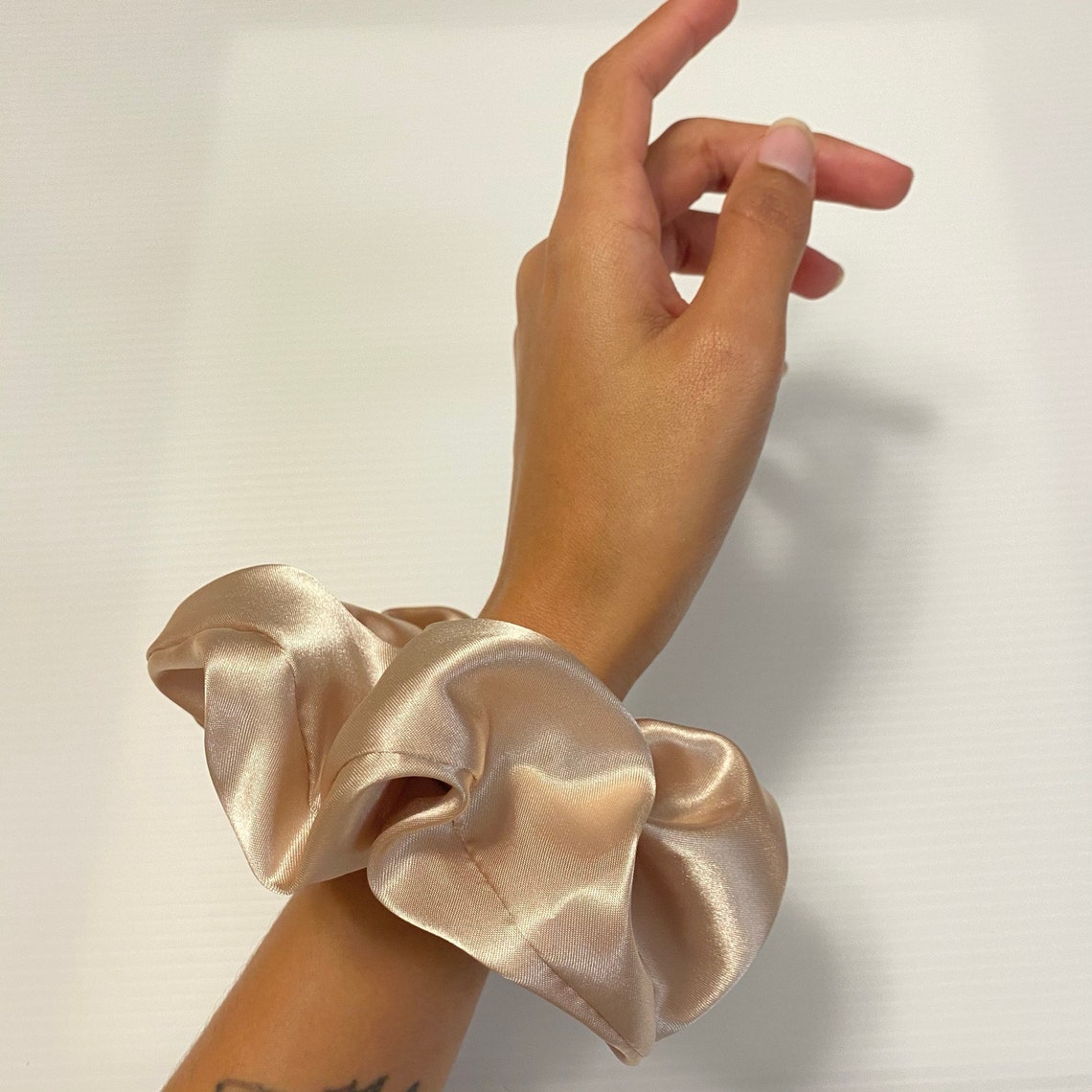 Jumbo Satin Scrunchie Set Large Scrunchie Set Silky Satin - Etsy