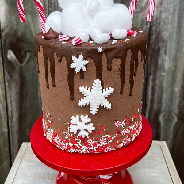 Fake Christmas Cake - Etsy