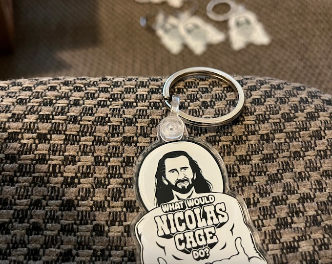 Picolas Cage Keychain / Nicolas Cage - Etsy