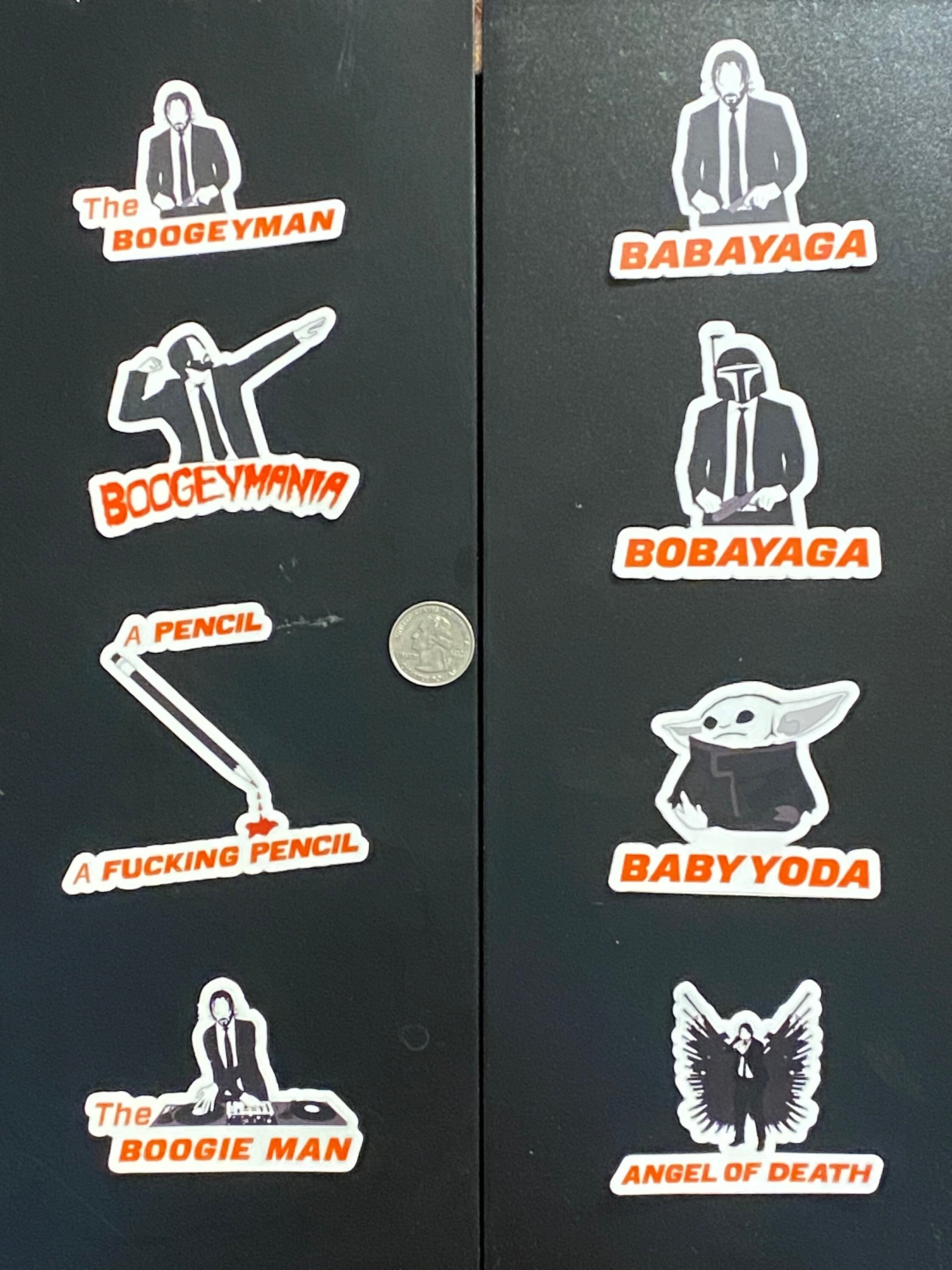 The John Wick Collection Sticker Pack vinyl stickers for your | Etsy