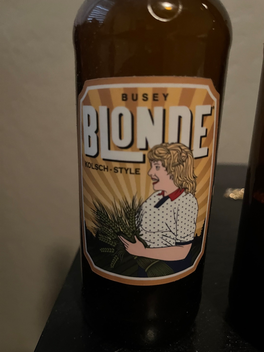 Busey Blonde Beer Label Sticker - Etsy