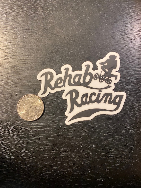 Rehab Racing Vinyl Sticker | Etsy