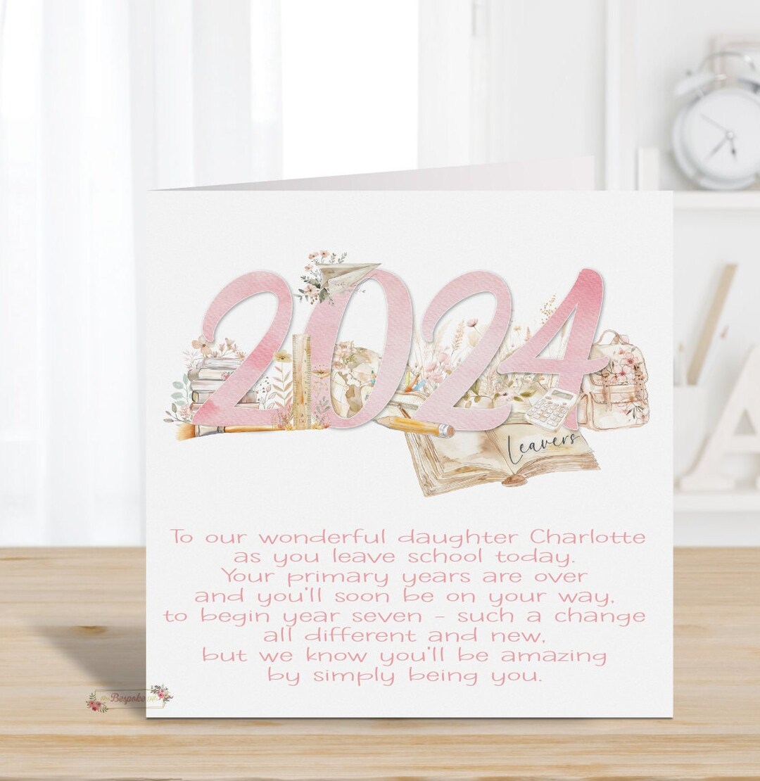 Personalised Last Day at Primary School Card - Etsy UK
