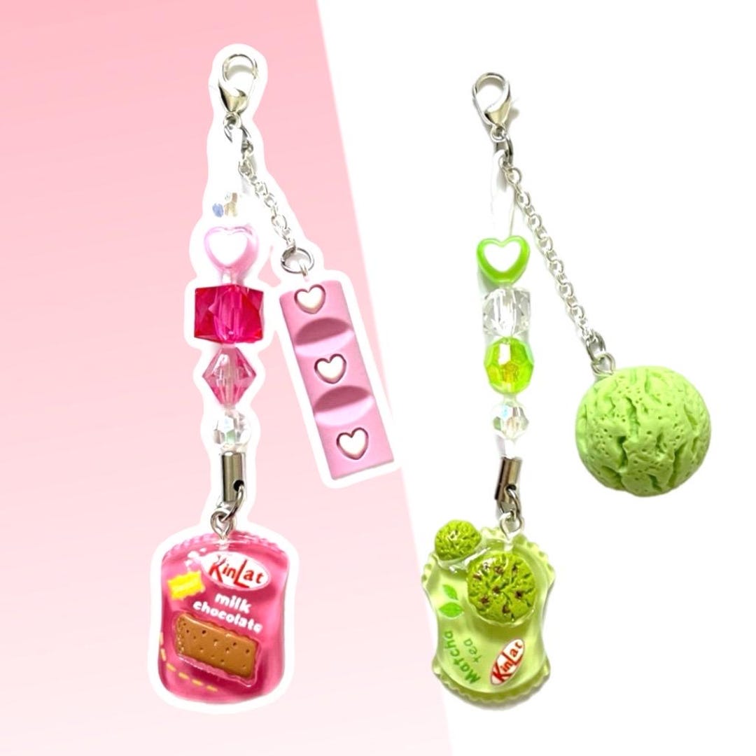 Choco - Chocolate Bar, Matcha Mint Icecream Phone Charm/dust Plug ...
