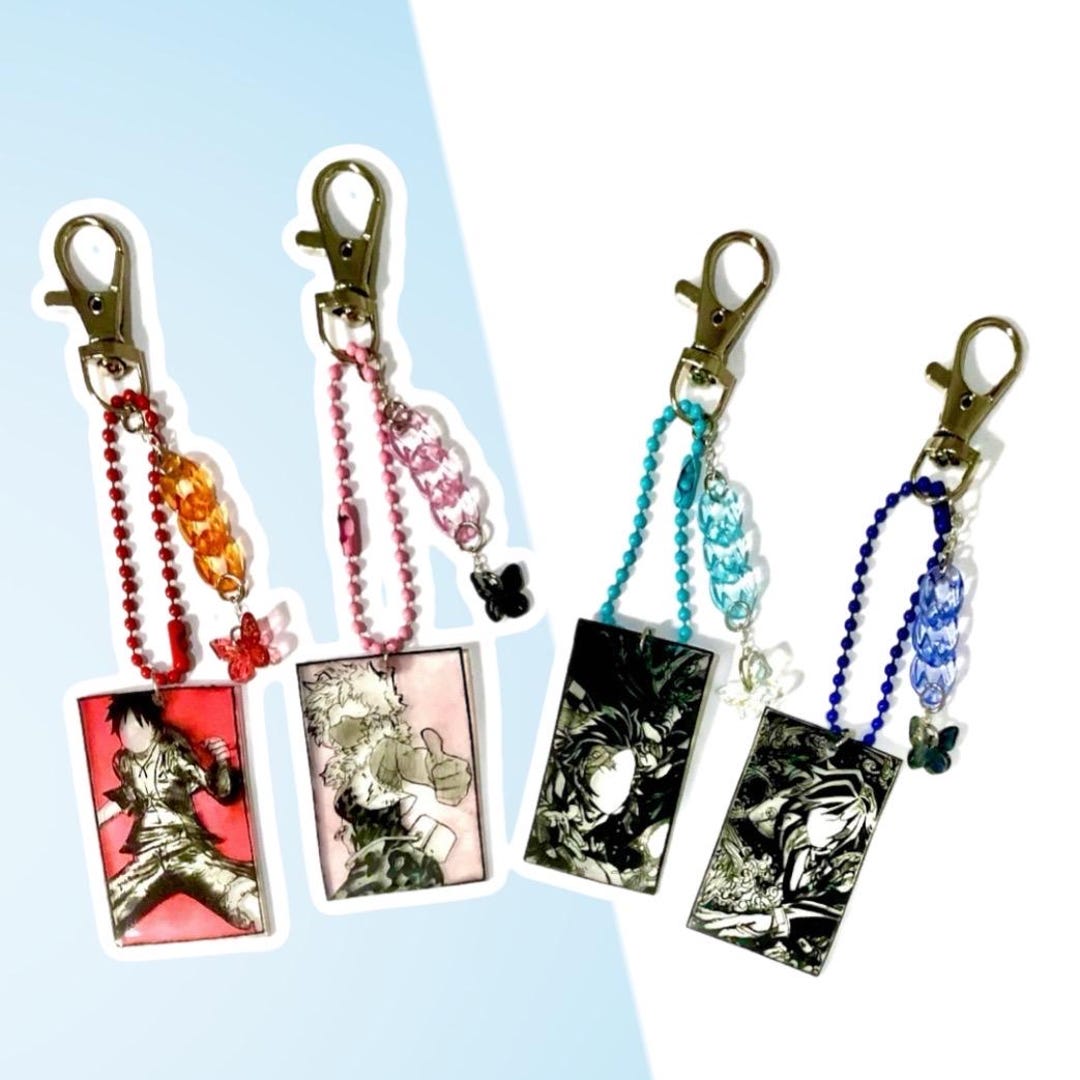 Custom Faceless Anime Character Keychain, Keychain - Etsy