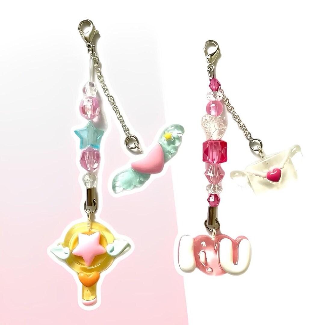 Love - Wand Phone Charm/dust Plug - Phone, Switch Charm, Keyring, Best ...