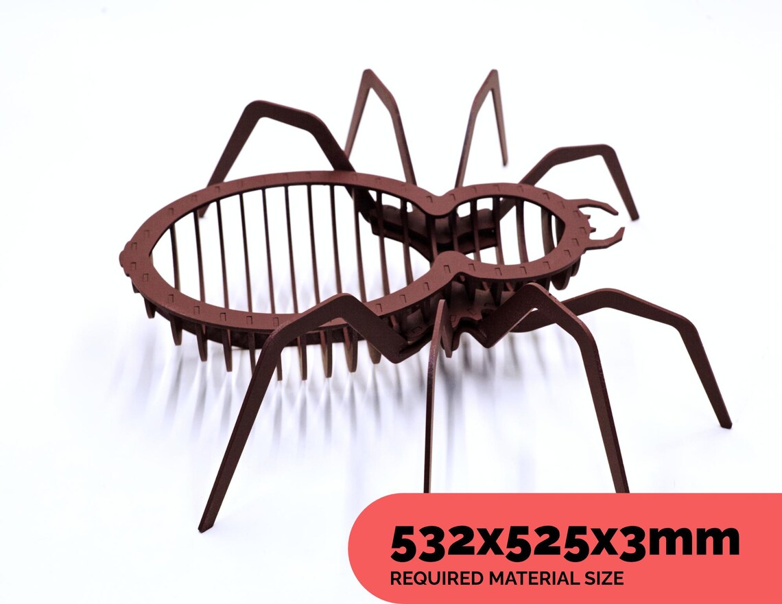 Template–diy Laser-cut Spider Bowl–seasonal Halloween Home Decor–lase ...