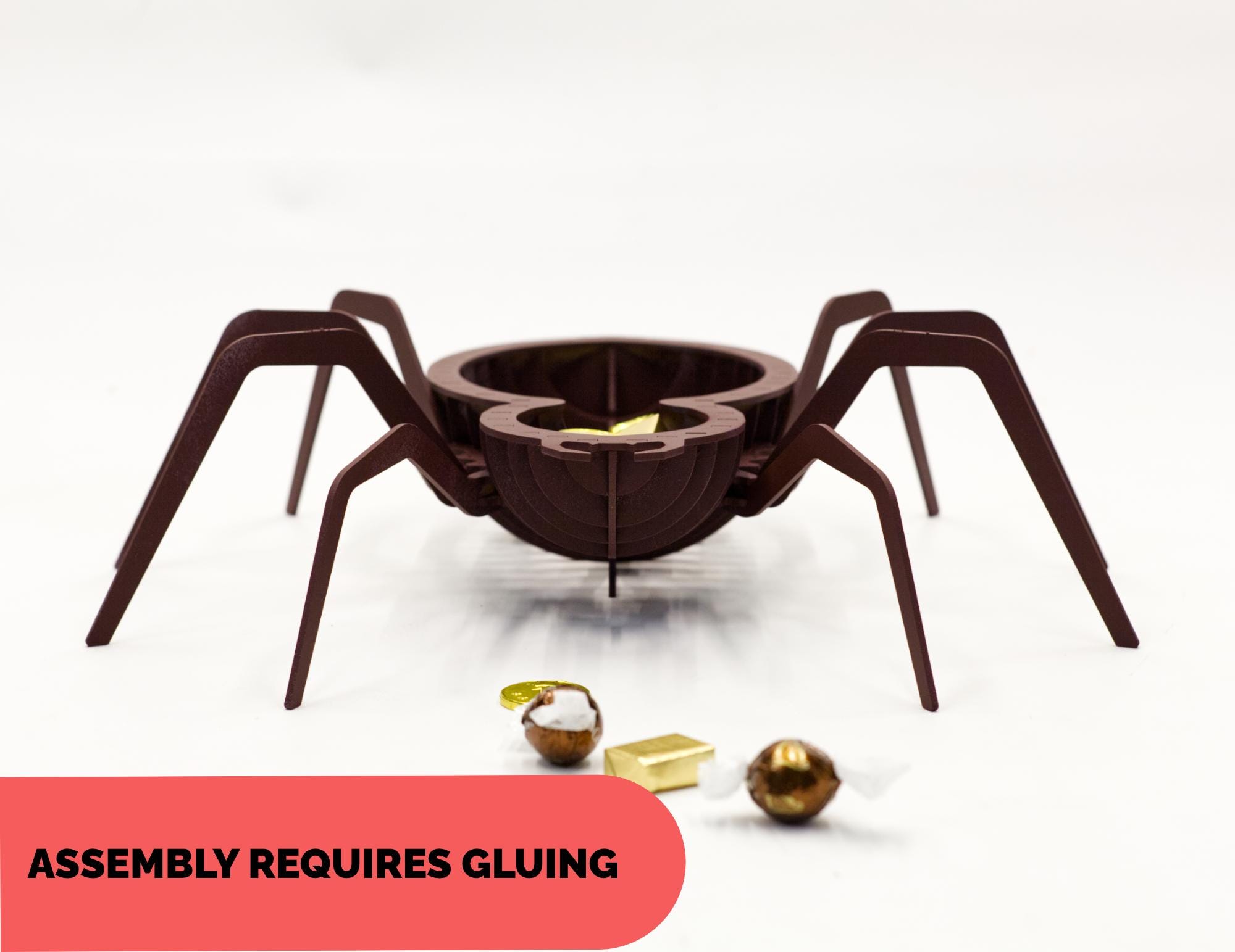 Template–diy Laser-cut Spider Bowl–seasonal Halloween Home Decor–lase ...