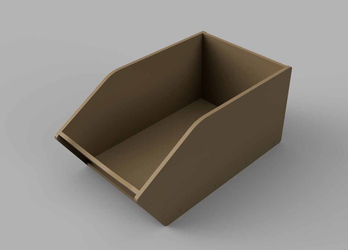 Template - Storage Bin Organizer With 12 Drawers - Laser Cut / Cnc ...