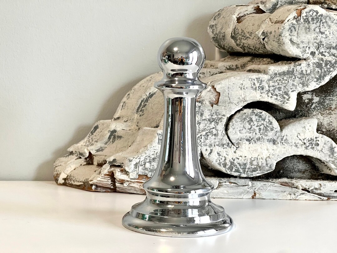 Oversized Pawn Chess Piece Silver 8 Tall by 5.5 Wide - Etsy