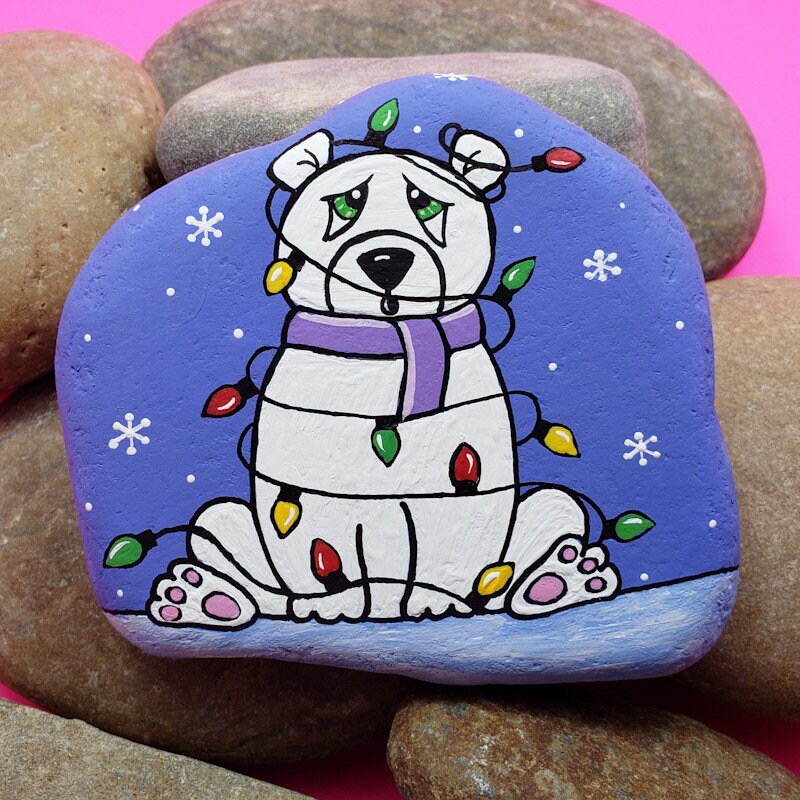 Downloadable All Tangled up Painted Rock Tutorial - Etsy