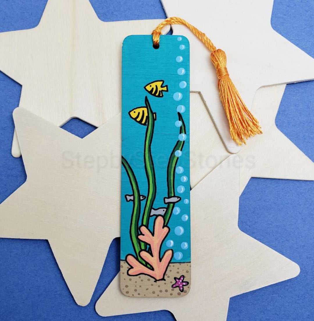 Downloadable Under the Sea Bookmark Tutorial - Etsy