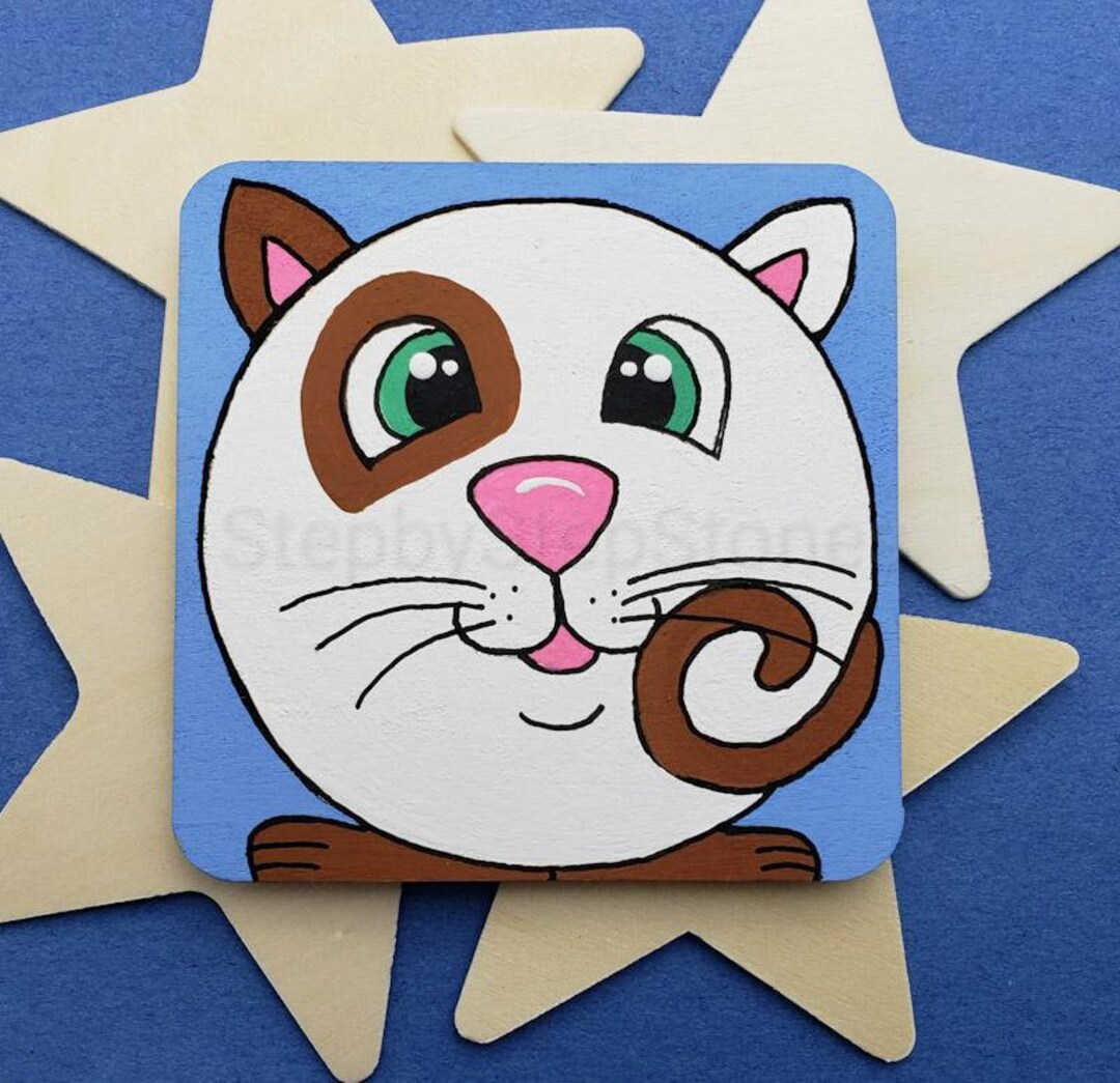 Downloadable Circle Cat Coaster Tutorial - Etsy