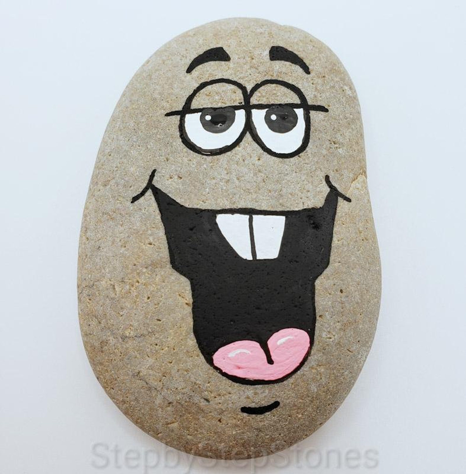 Downloadable Silly Faces Group 4 Rock Painting Tutorials - Etsy