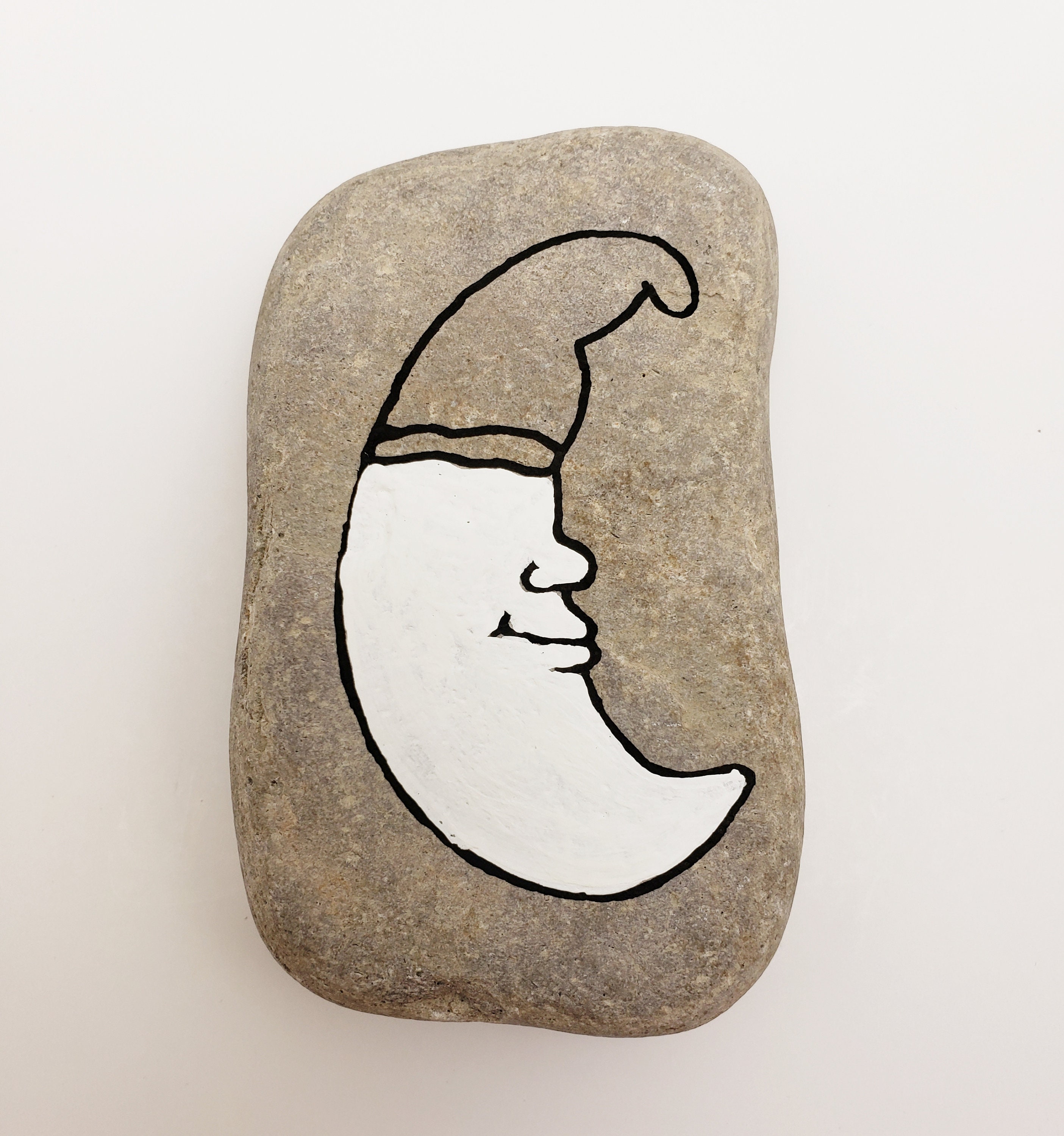 Downloadable Glitter Moon Rock Painting Tutorial | Etsy