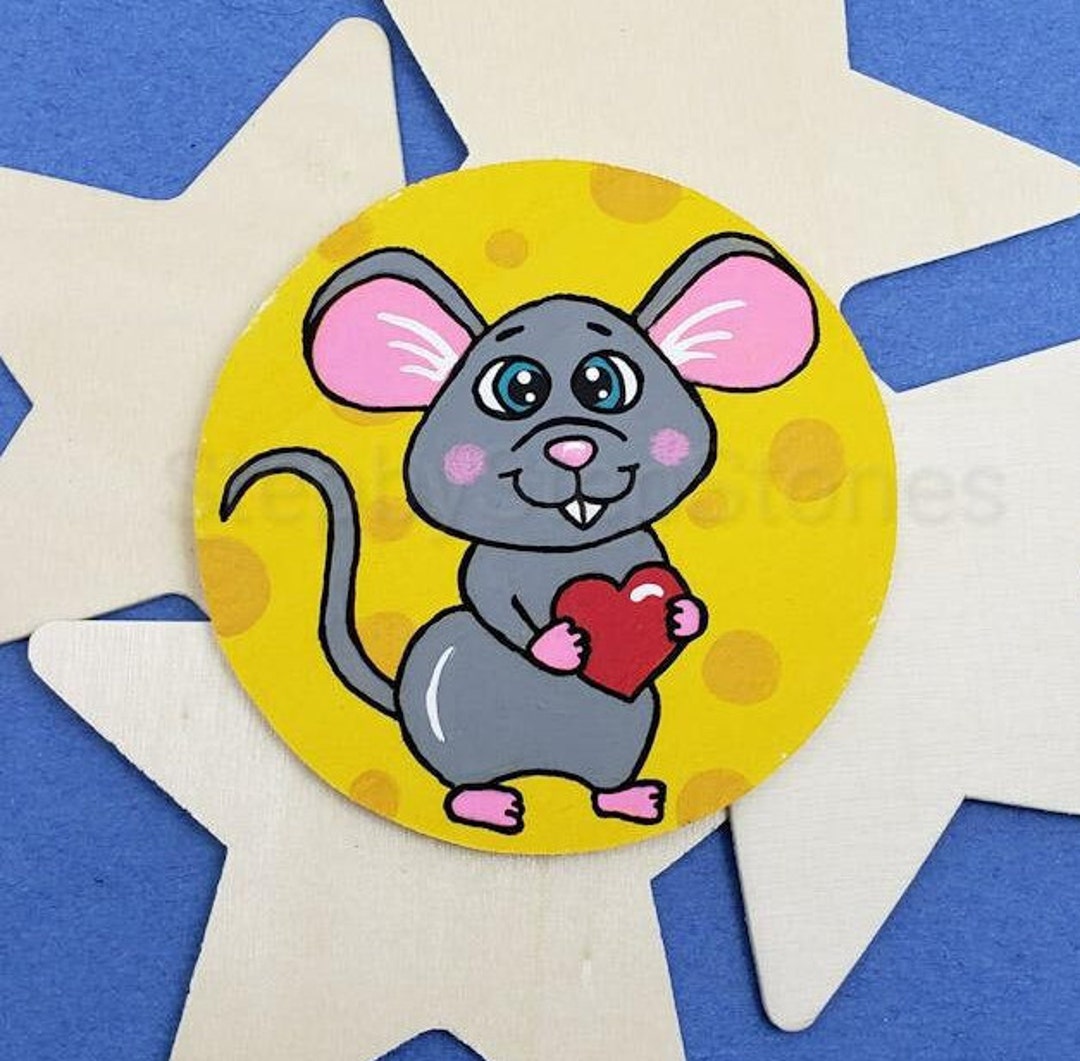 Downloadable Cheesy Mouse Magnet Tutorial - Etsy