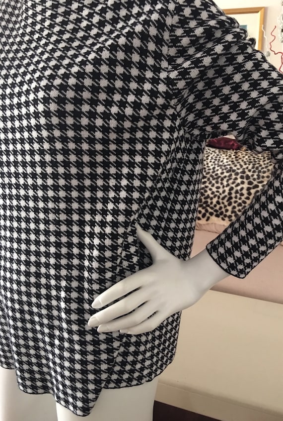 Stunning 1960s houndstooth vintage classic designer j… - Gem