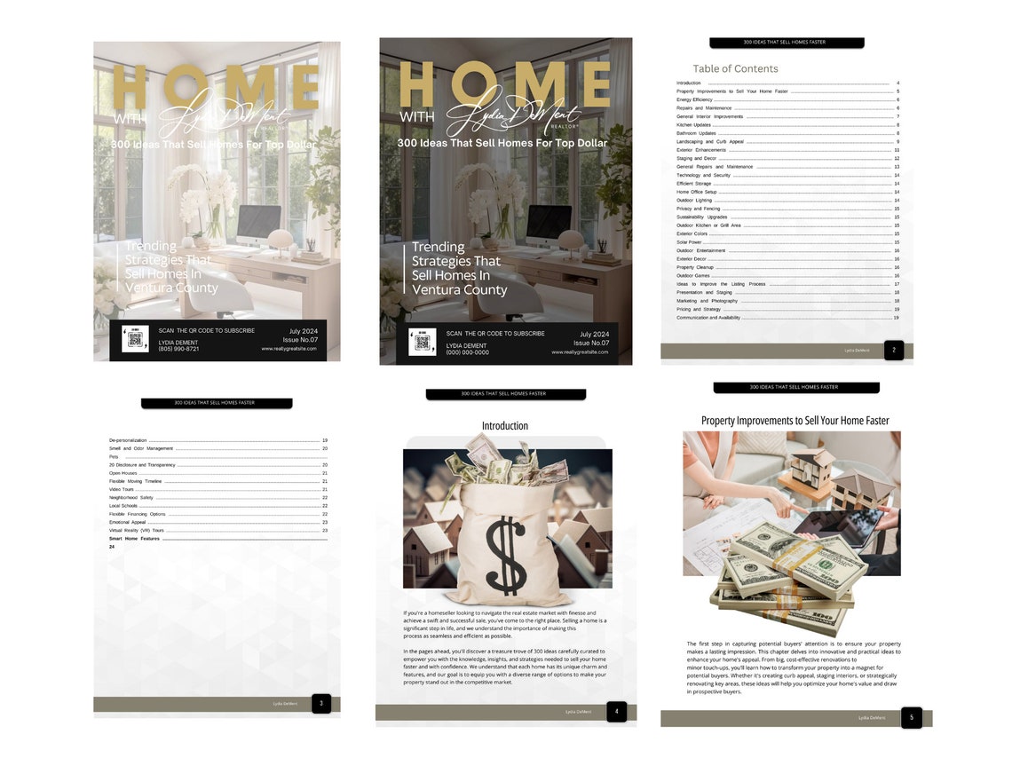 Home Magazine: 300 Ideas to Sell Homes for Top Dollar - Etsy