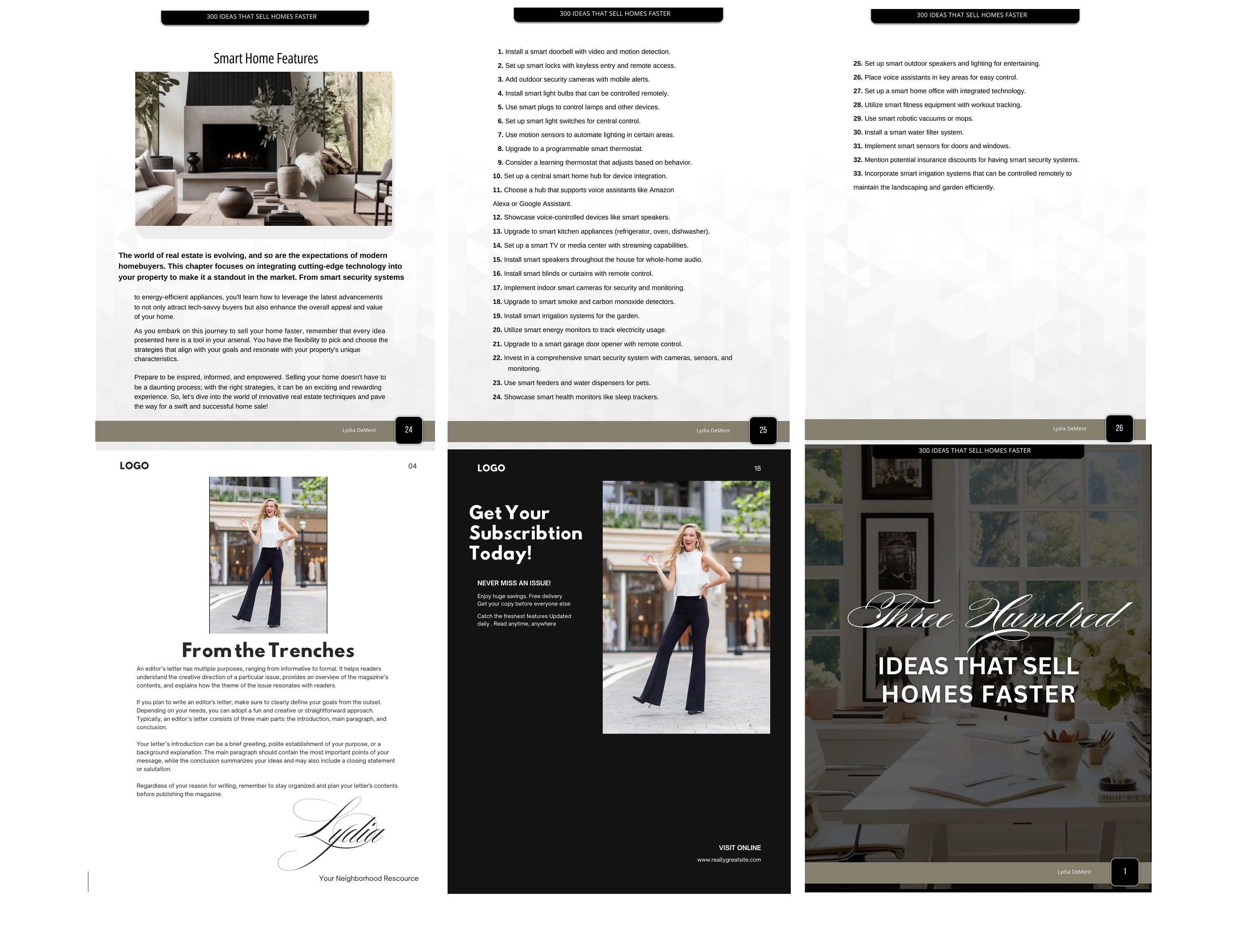 Home Magazine: 300 Ideas to Sell Homes for Top Dollar - Etsy