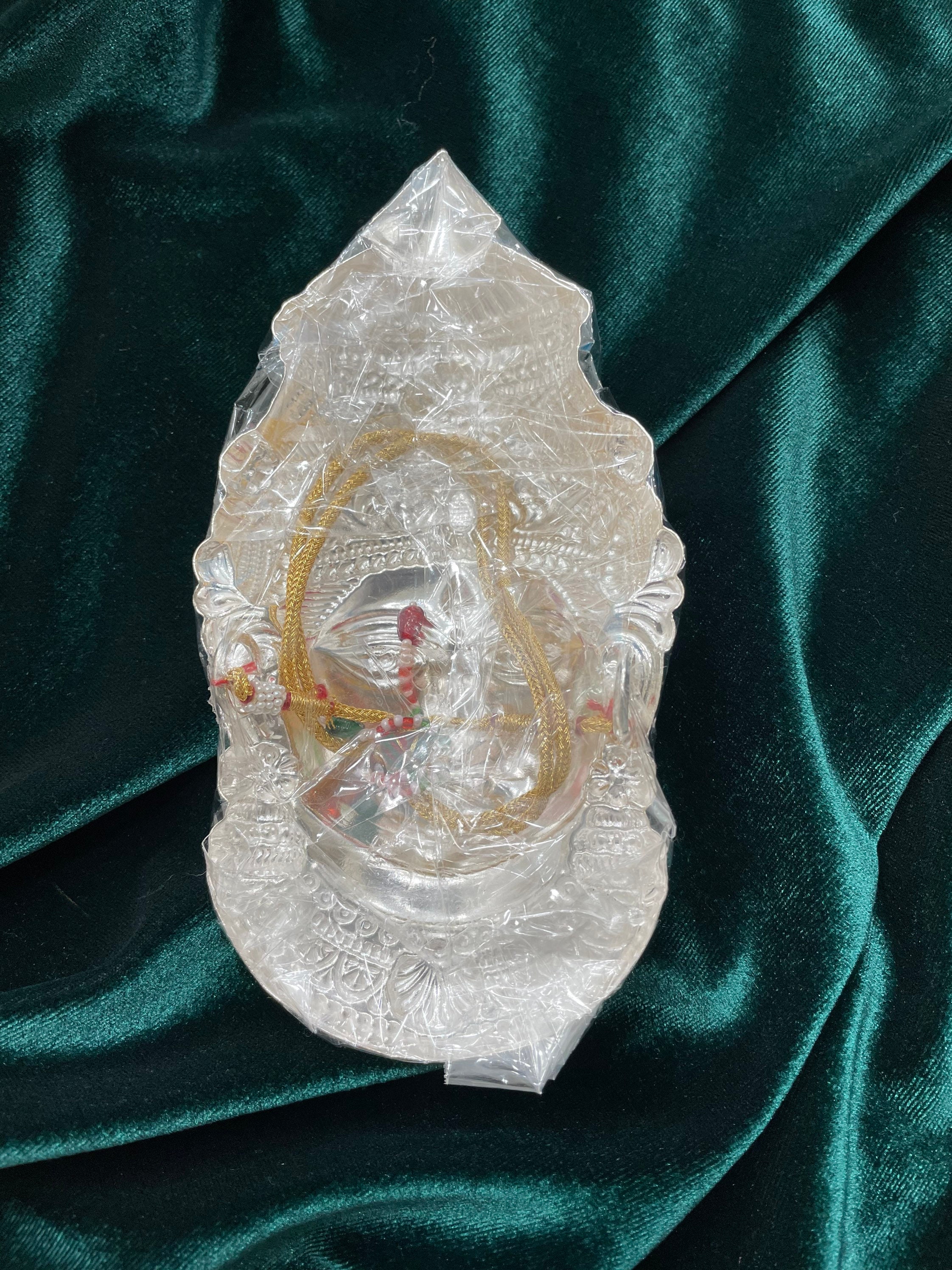 Pure Silver Lakshmi Roopu,indian Pooja Articles,pure Silver Articles ...