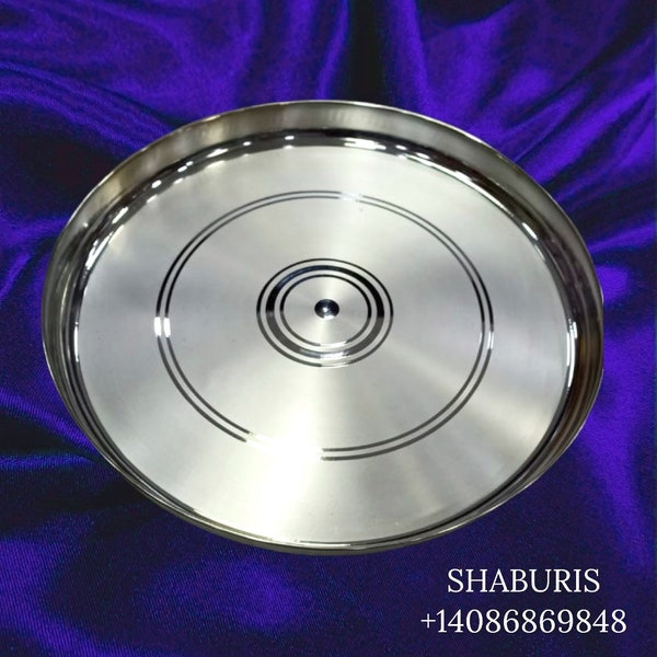 Pure Silver Dinner Plates - Etsy