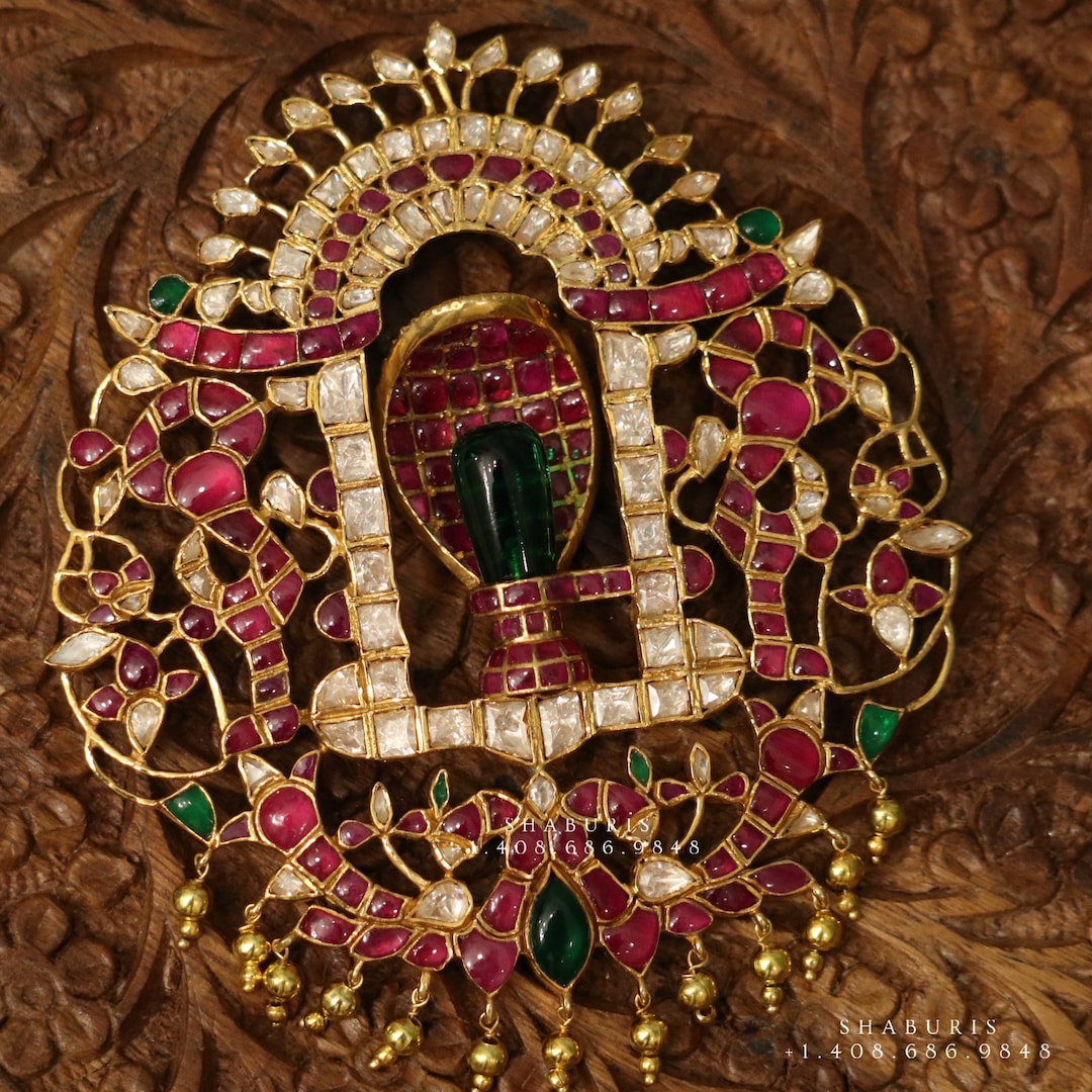 Shiva Pendant,shiv Ling,sabyasachi Jewelry Inspired Traditional Indian ...