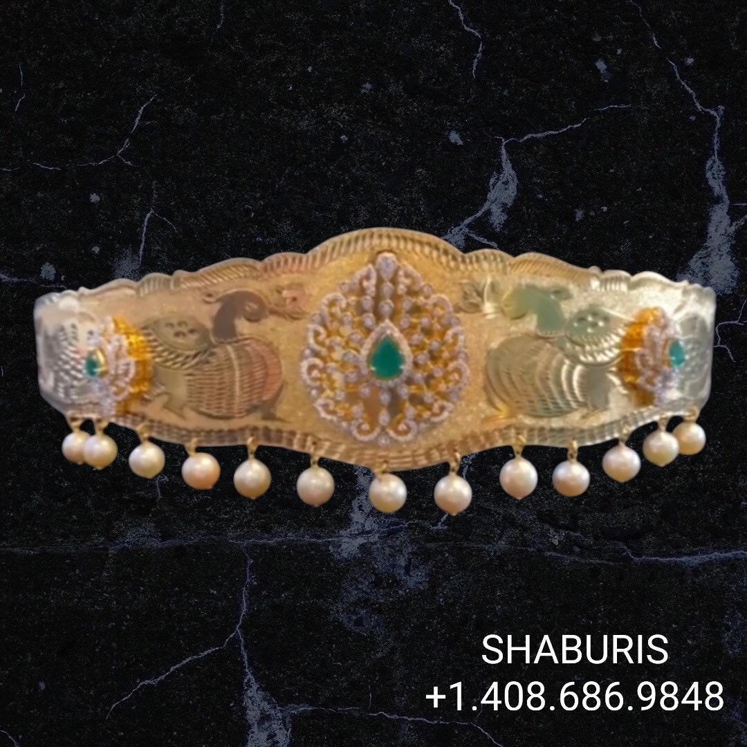 Diamond Vaddanam,south Indian Jewelry,vadiyanam,kids Vaddanam,hip Chain ...