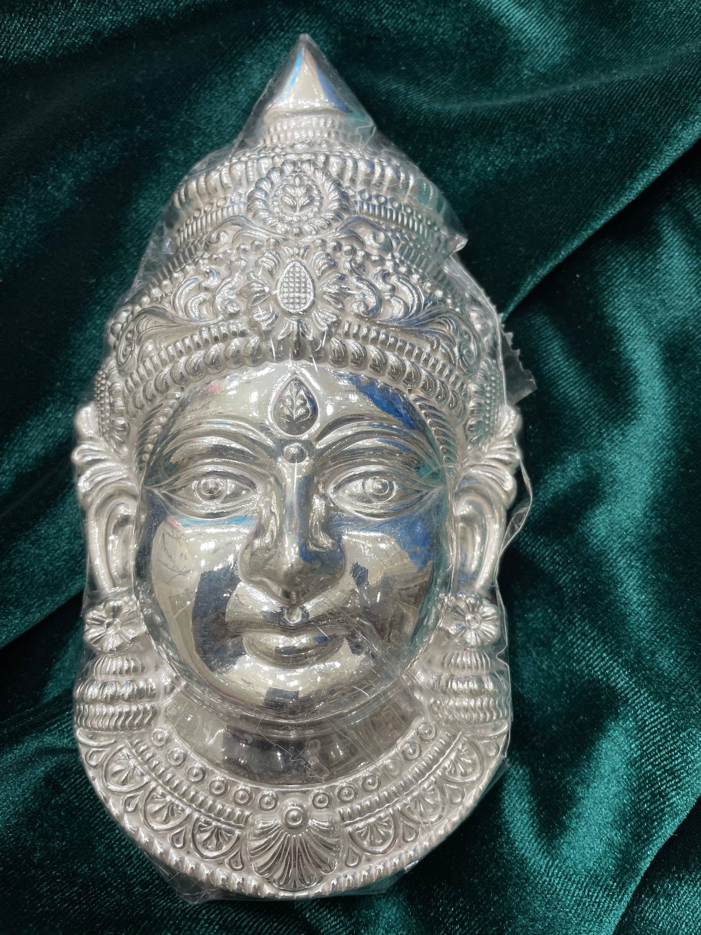 Pure Silver Lakshmi Roopu,indian Pooja Articles,pure Silver Articles ...