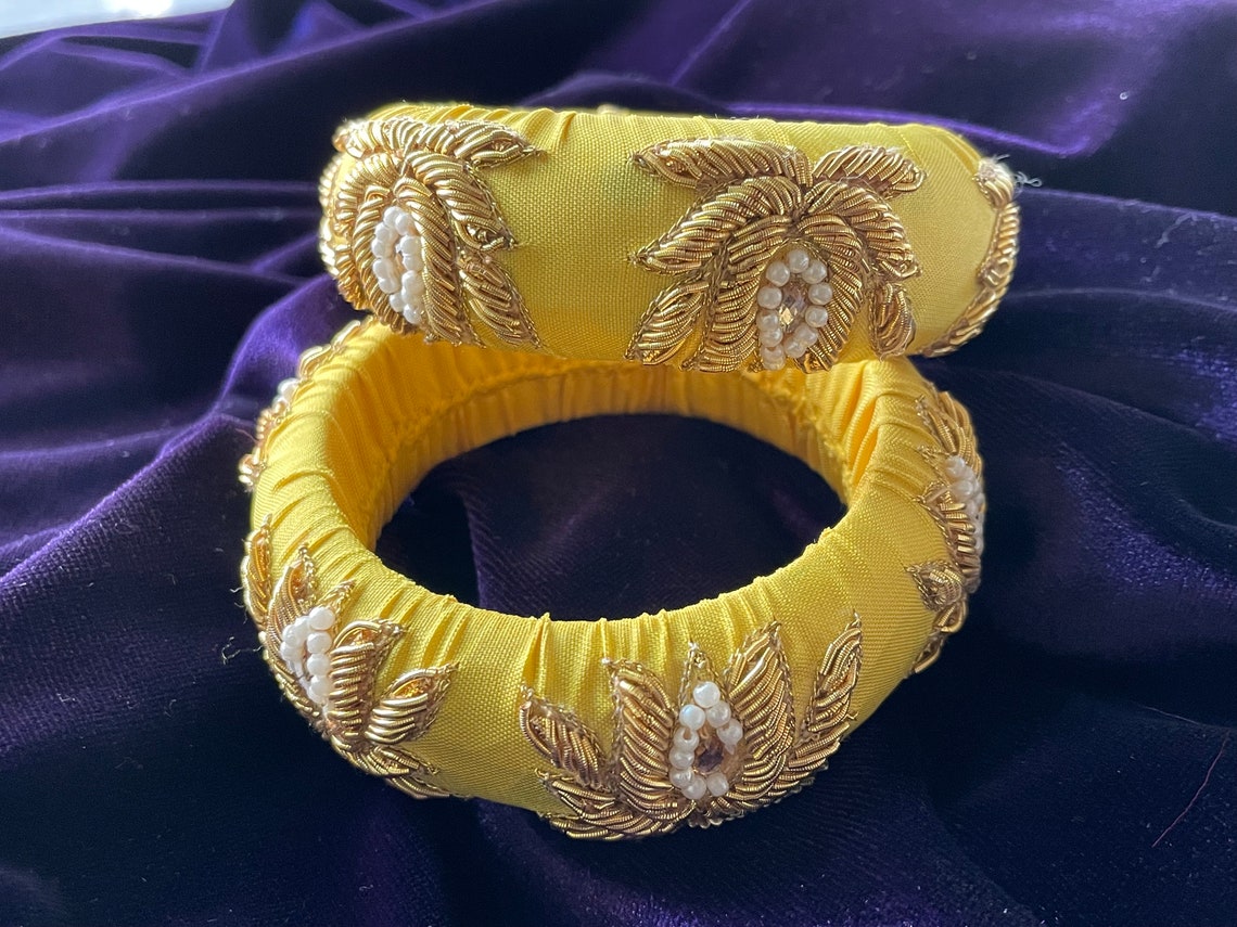 Seemantham Bangles Baby Shower Bangles Glass Bangles Maggam Work ...