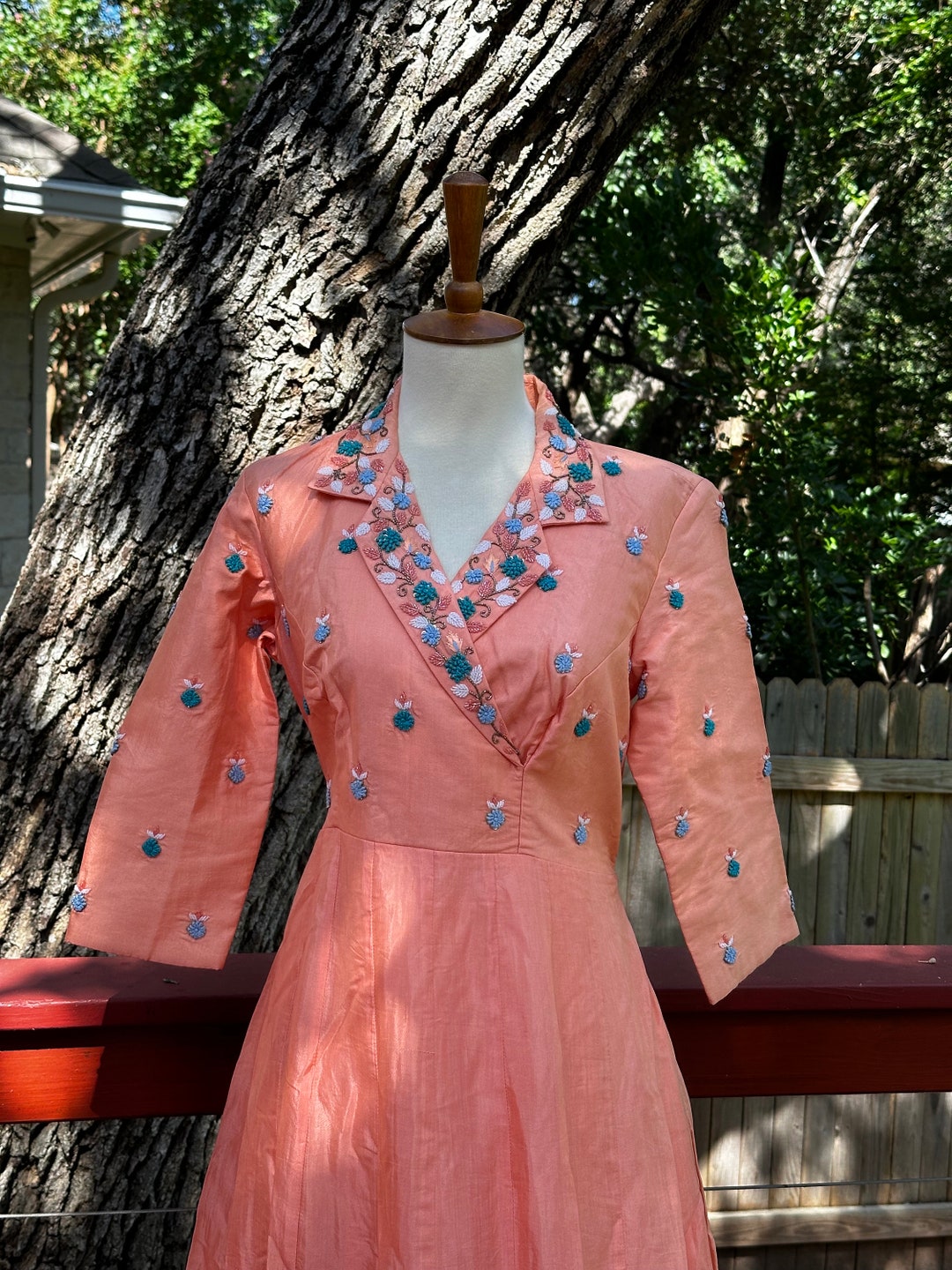 Peach Long Dress Long Gown Teens Dress Mehendi Dress Haldi Dress Salwar ...