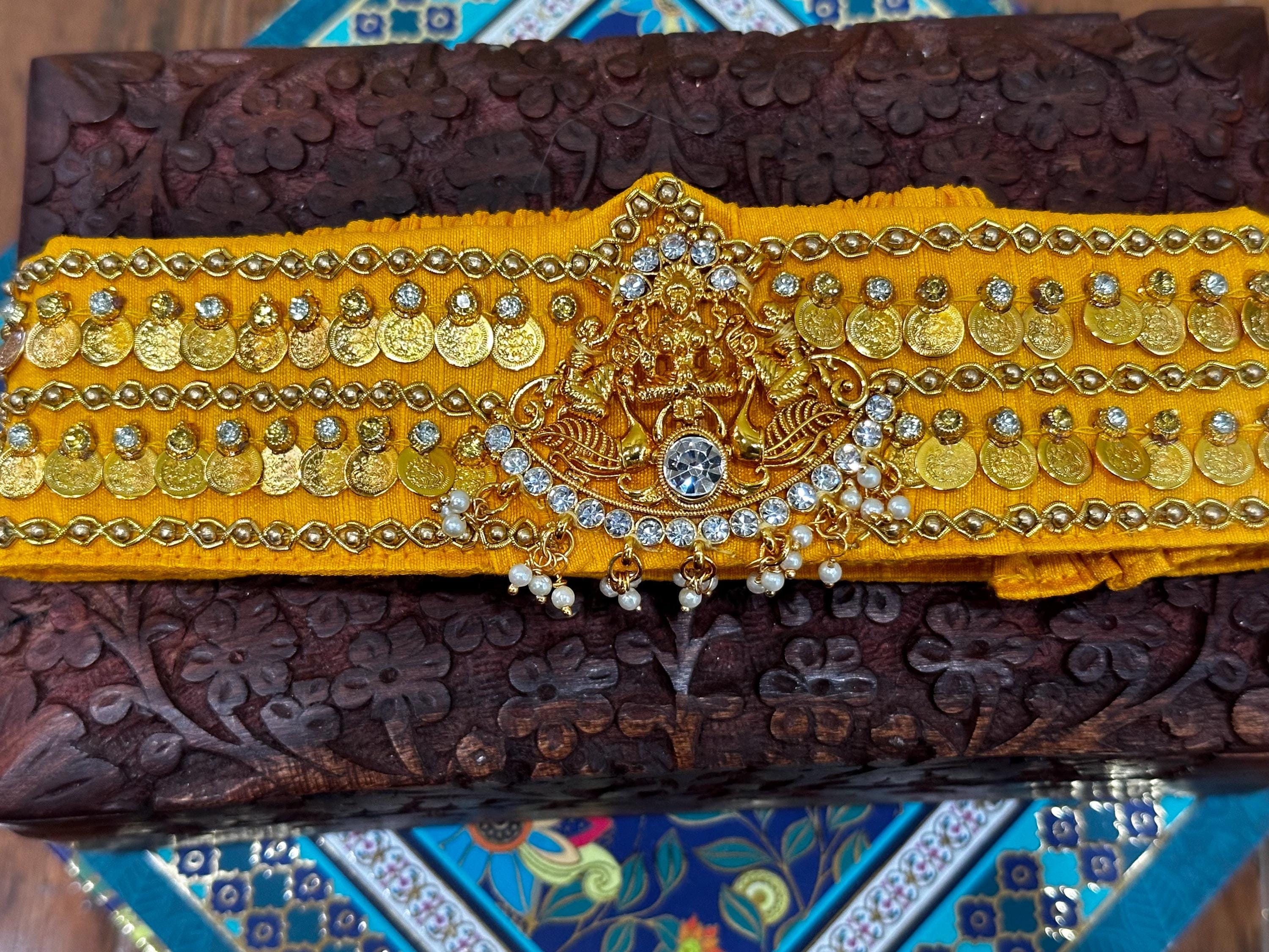Maggam Work Waistbelt | Vaddanam| Vadiyanam| Saree Belt| Sabyasachi ...