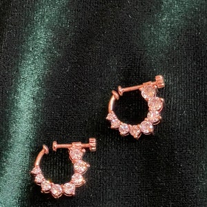 Diamond Nose Ring Nath Mukku Puduka Pure Silver Jewelry Indian Jewelry ...